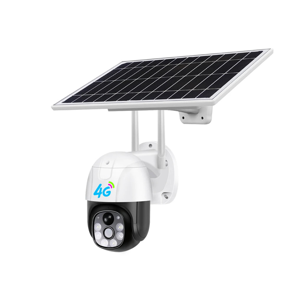 4G PTZ Camera Outdoor Wireless Solar IP Camera 5MP 4K HD Built-in ...