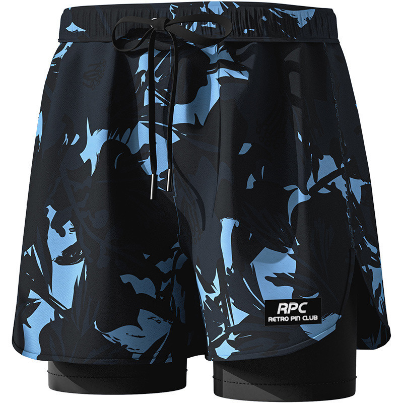 Ready Stock Outdoor Swimming Trunks Men Adult Boxer Five-point Swimsuit ...