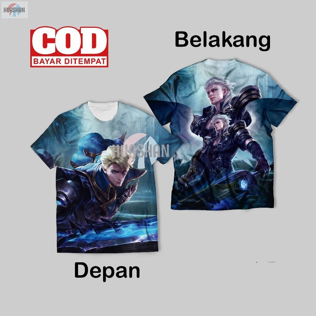 Mobile Legends FullPrint T-Shirt | Game | Mlbb Game AOP T-Shirt Front ...
