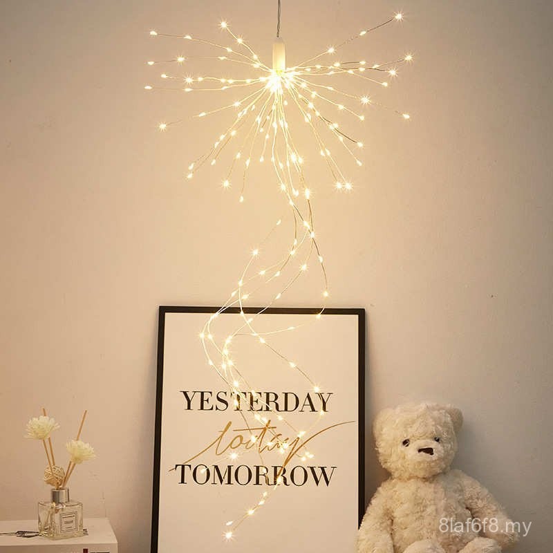 Lampu tenaga solar, lampu berkelip, wayar tembaga lampu tali, bola ...