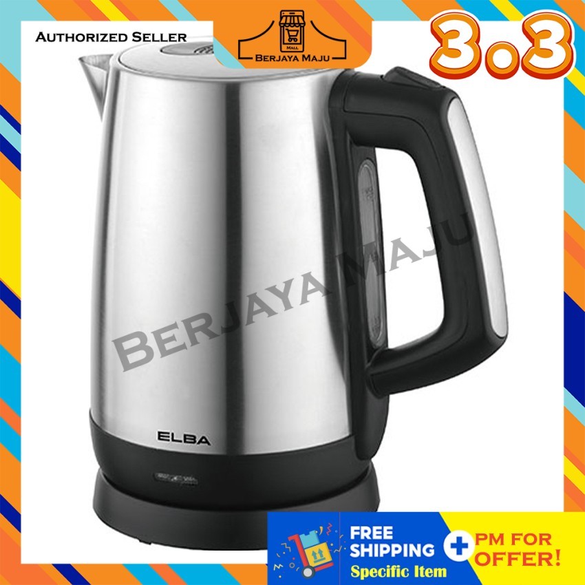 Elba 1.7L Stainless Steel Electric Jug Kettle EJK-N1764(SS) | Shopee ...