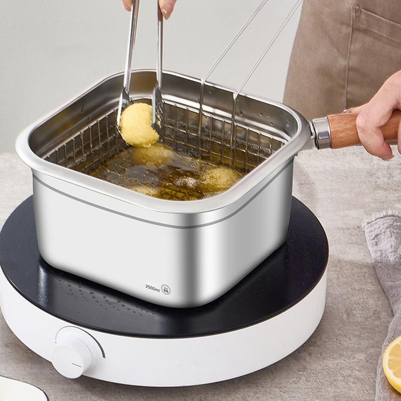 Camping Cookware Set 2500ml Square Camping Cooking Pot Multifunctional ...