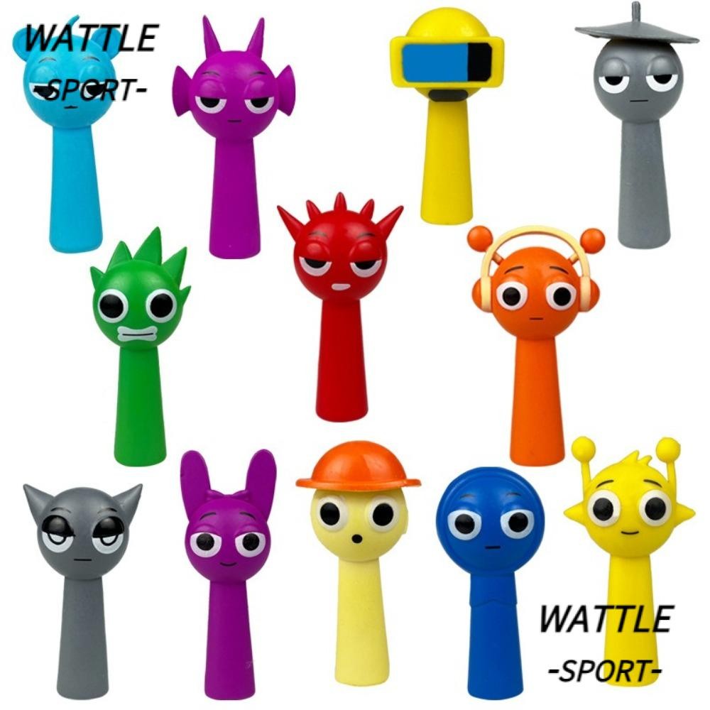 WA-SPORT 24Pcs Sprunki Ornament, Simon Oren Mixed Style Sprunki Figures ...