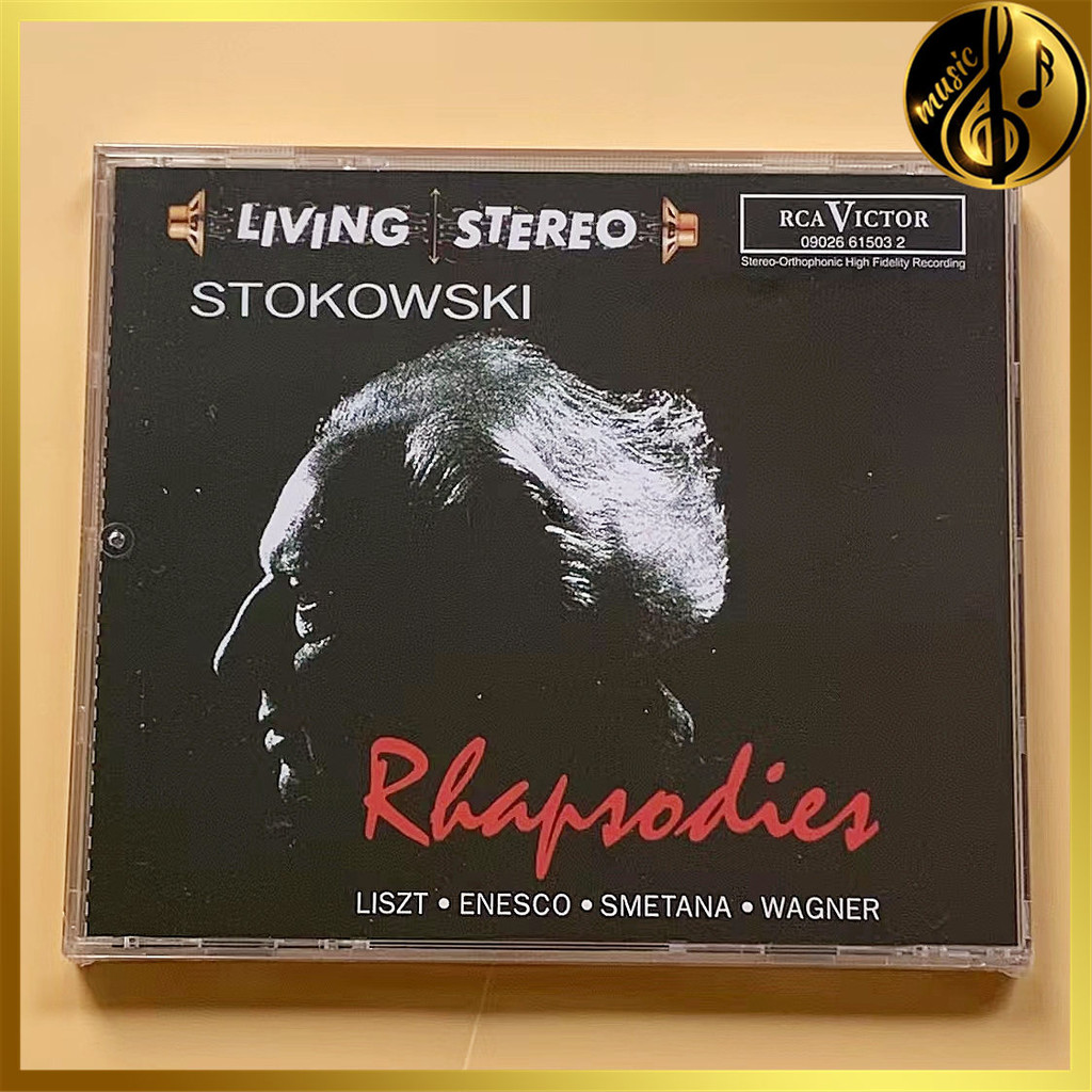 Original Leopold Stokowski Rhapsodies Liszt LISZT ENESCO SMETANA WAGNER CD Album [Sealed] Brand ...