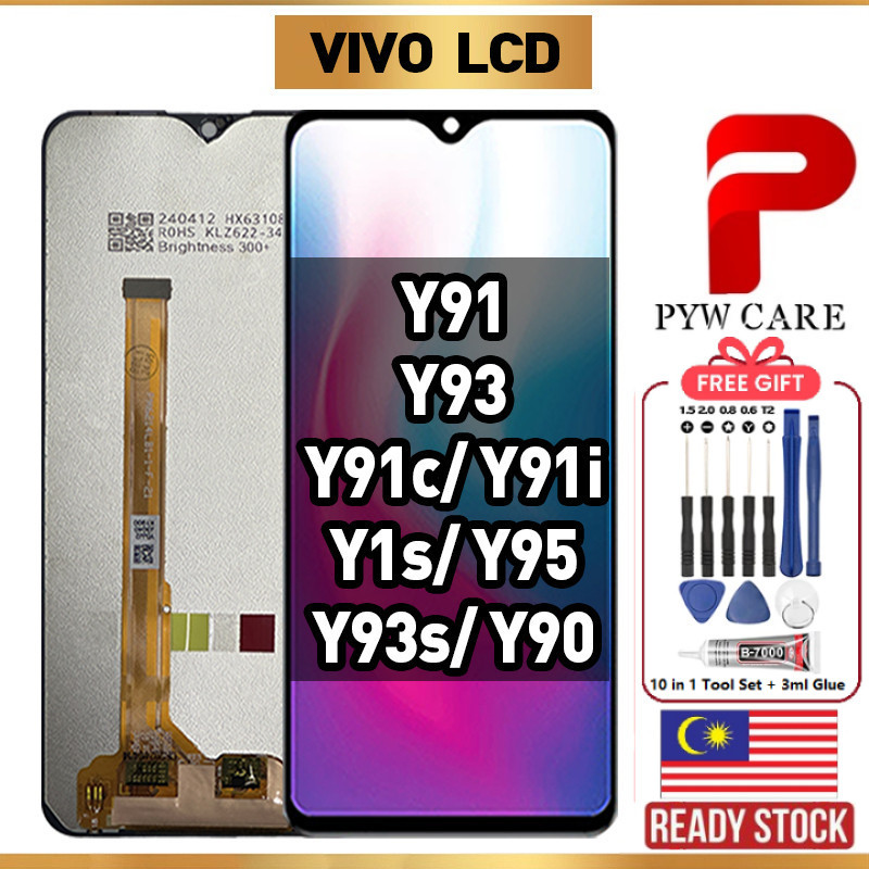LCD Screen Compatible For Vivo Y91 / Y93 / Y91c / Y91i / Y1s / Y95 ...