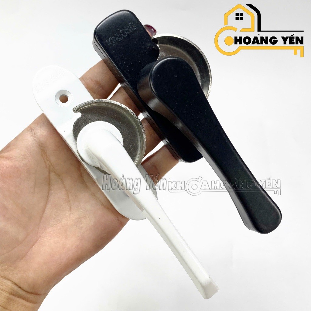Kinlong single-point window lock, replacement to fit hand, Black/White ...