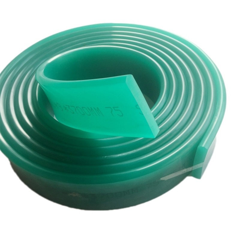 50mm*9mm Flat/Sharp Silkscreen Squeegee Rubber 75A DIY Silk Screen ...
