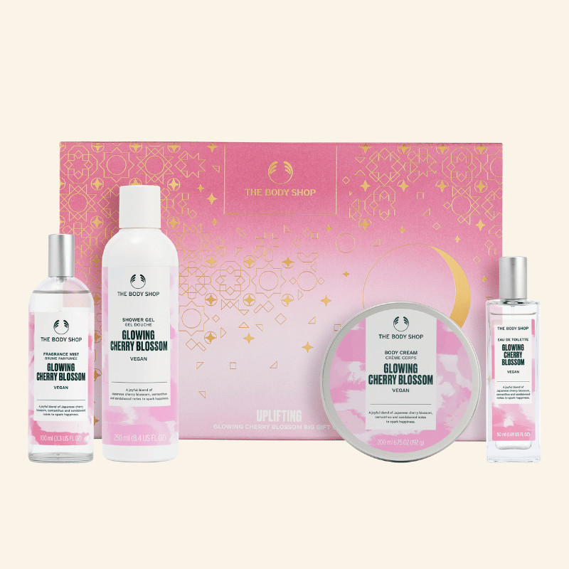 The Body Shop Uplifting Glowing Cherry Blossom Gift Box Shopee Malaysia