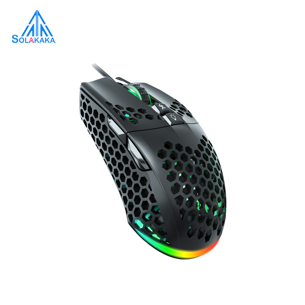 SOLAKAKA SM900 Wired Game Mouse USB Macro Programming Game Mouse ...