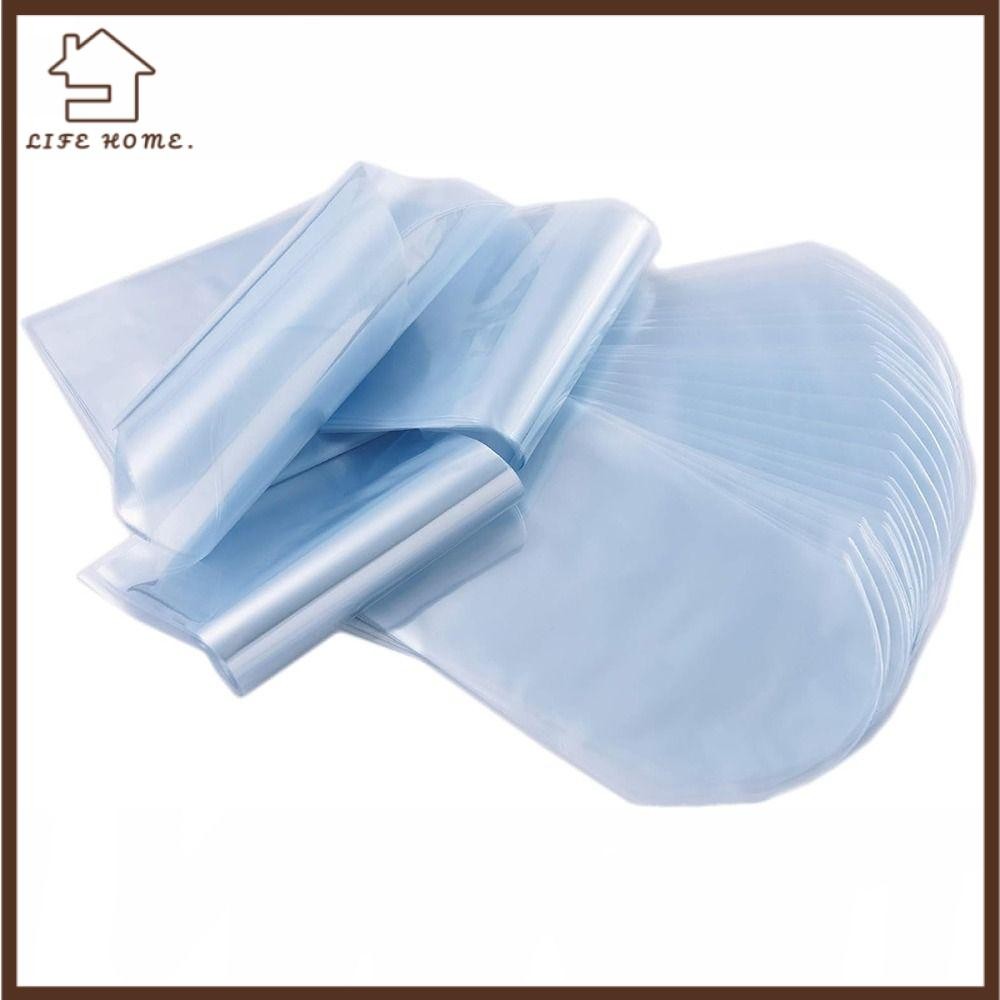 YELGIRL 100Pcs Soap Wrappers, Top Dome End Shrink Wrap Bags, Dustproof ...