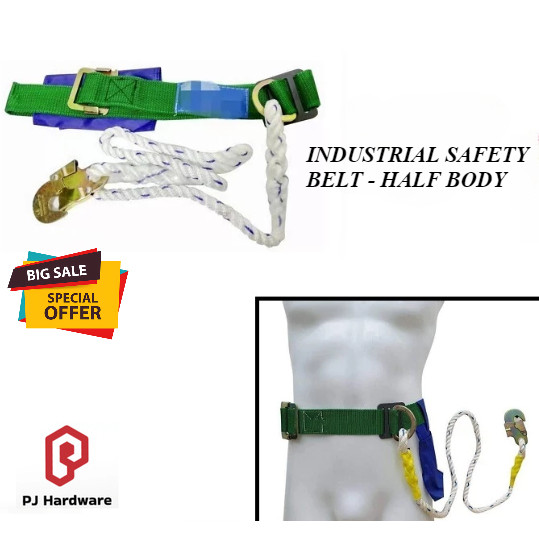 INDUSTRIAL SAFETY BELT - HALF BODY (Clearance) | Shopee Malaysia