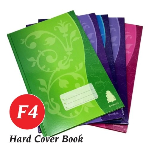 F4 HardCover Single Line Book | F4 Hard Cover Foolscap Book / Buku Log ...