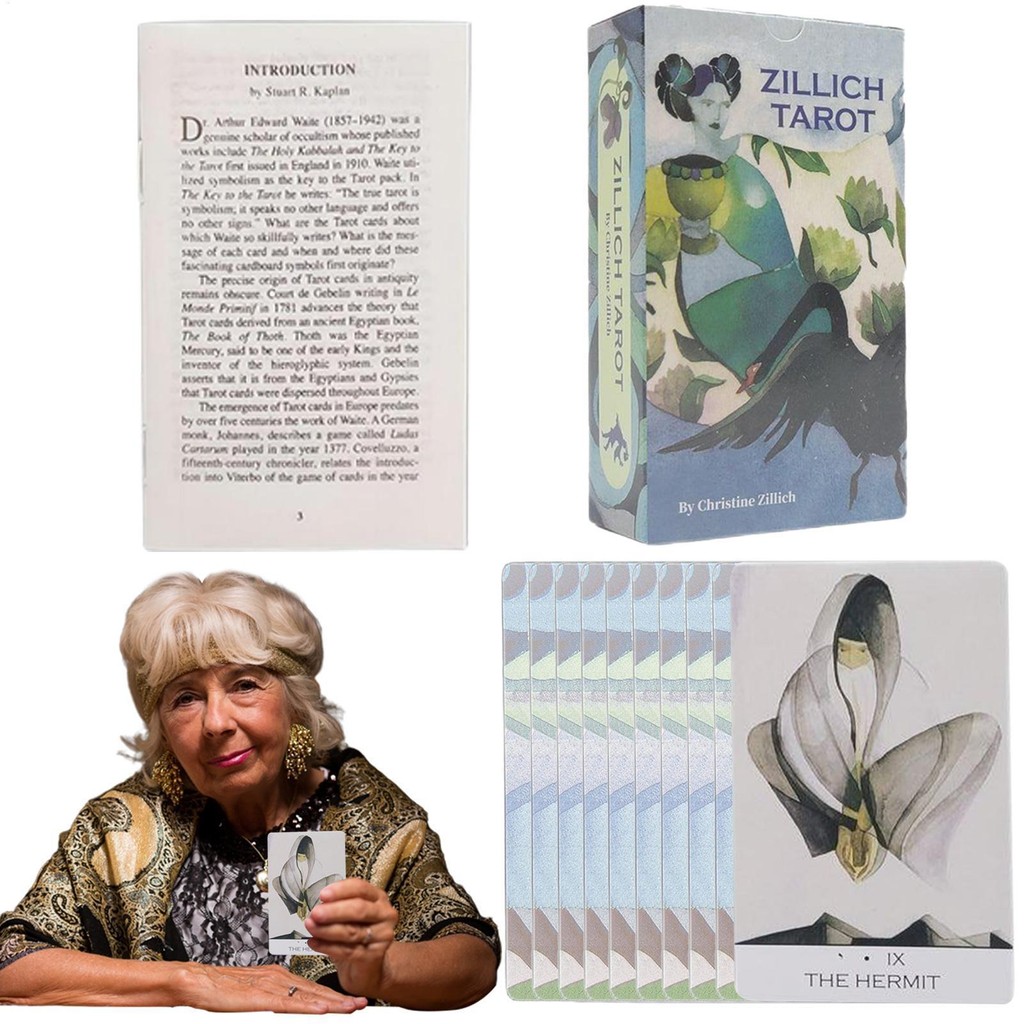 High-Definition Zillich Tarot Card Factory Made 78 Tarots Full English ...