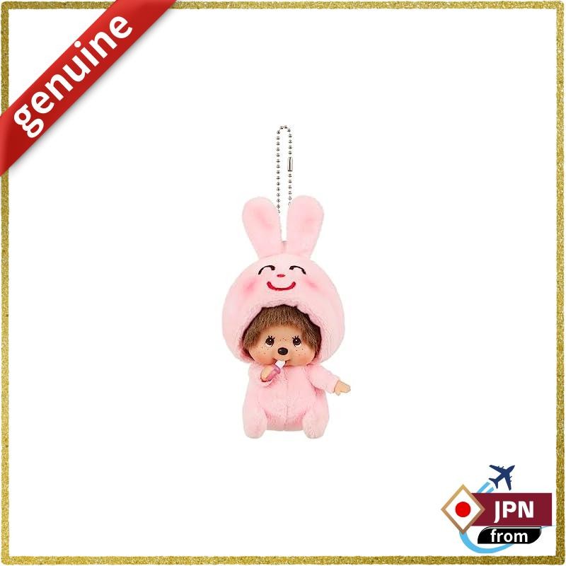 Sekiguchi Irasutoya × Monchhichi Big Face SS Keychain Rabbit 231263 ...