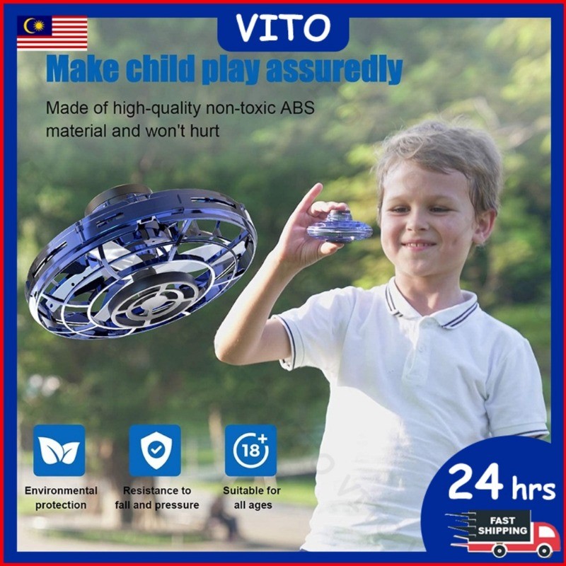 Flying UFO Toys Rotating Flying Toys Fly Orb Gyro Flying Ball Sensor ...