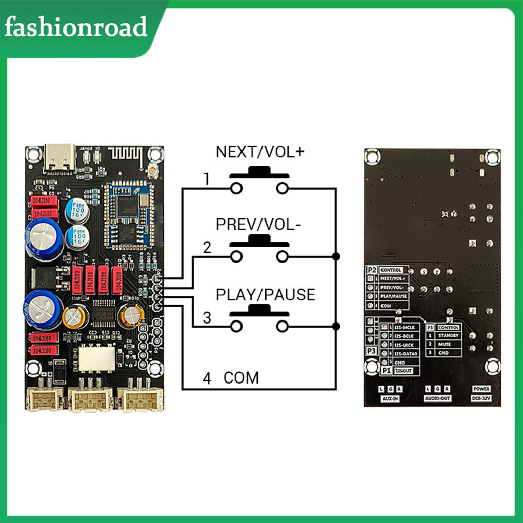 PCB Bluetooth 1 Lossless Board With I2S Output Interface And Magnetic ...