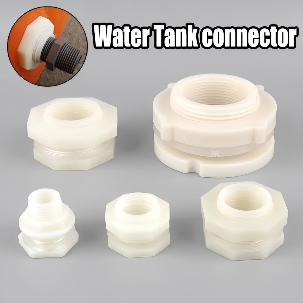 ABS Water Tank Pipe Connector 1/2" 3/4" 1" PVC Thread Outlet Joint ...