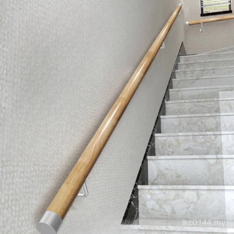 Self-installed Reading Handrails Wall-Supporting Solid Wood Handrails ...