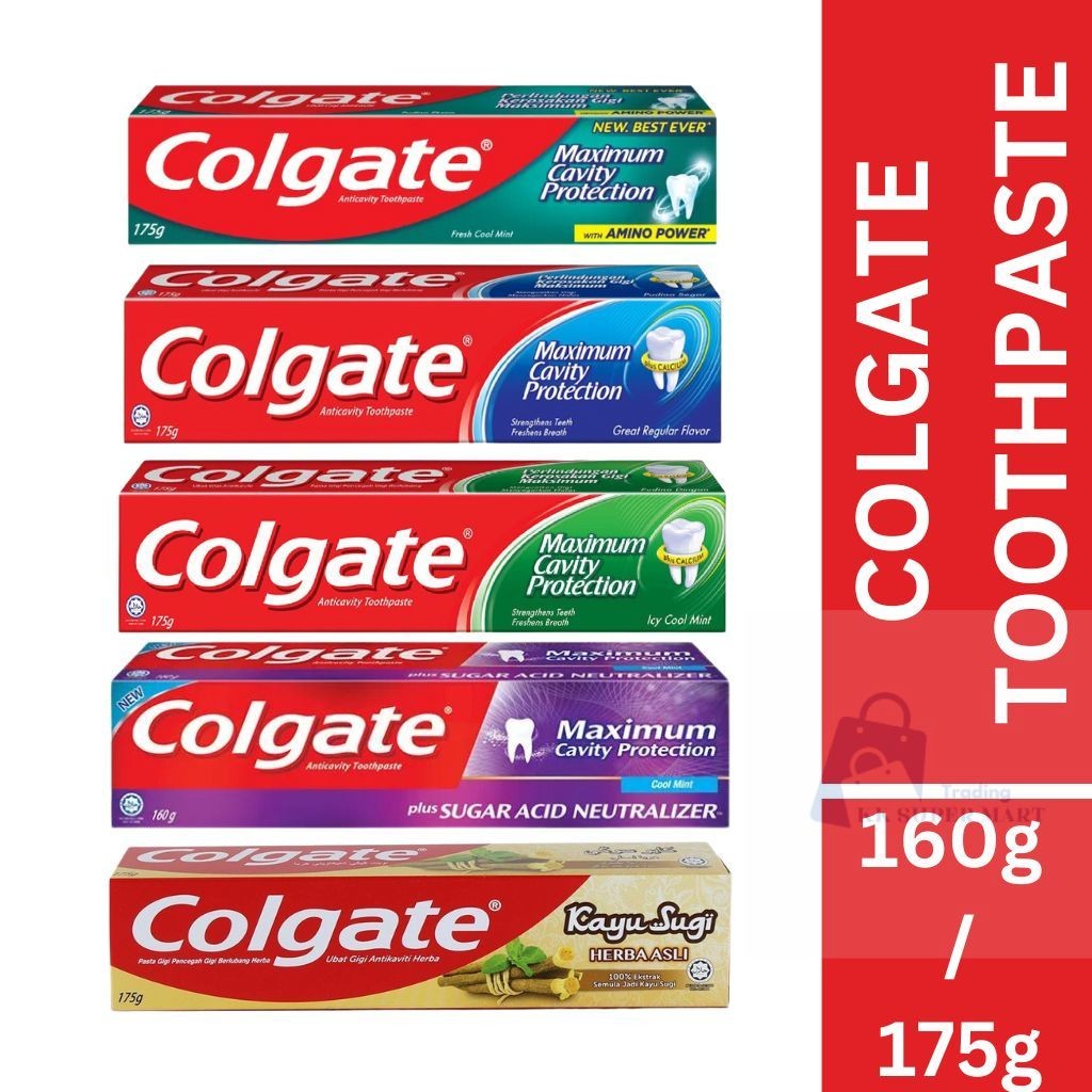 COLGATE Max Cavity Protection Toothpaste (160g/175g/225g) | Shopee Malaysia