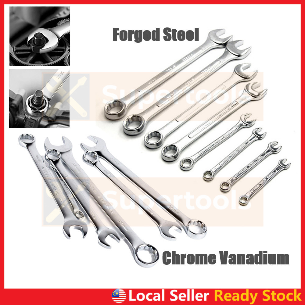 17-32mm CR-V Combination Wrench Forged Steel or Chrome Vanadium Spanner ...