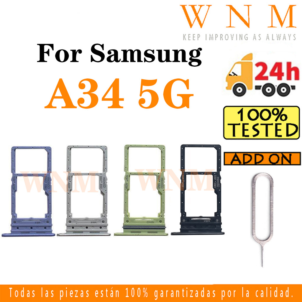 For Samsung A34 5G Sim Card Tray Sim Card Slot Holder Card Holder ...
