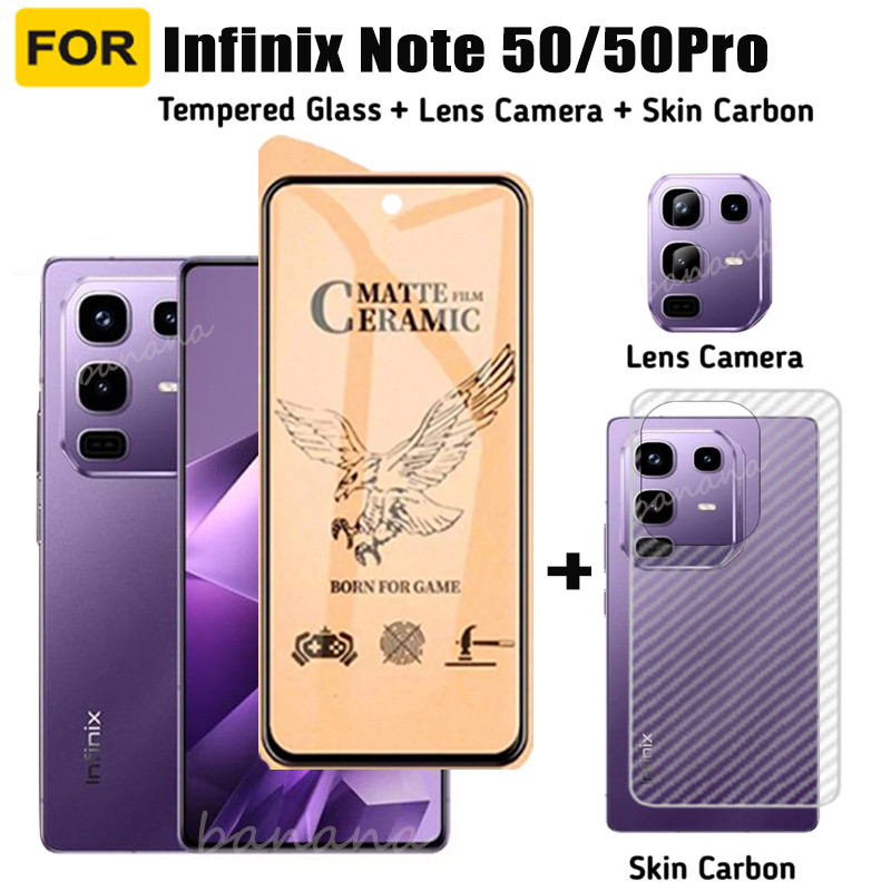 For Infinix Note 50 4G Ceramic Frosted Soft Film Infinix Note 40 Note ...