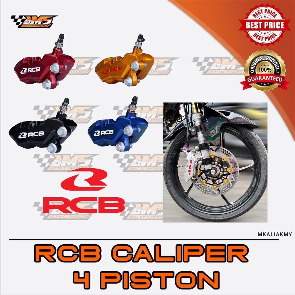 UNIVERSAL RCB BRAKE CALIPER R1 (4 POT) | Shopee Malaysia