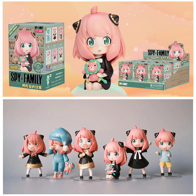 1:1 Reissue Spy X Family Anya Series Blind Box Toys Cute Figures Doll ...