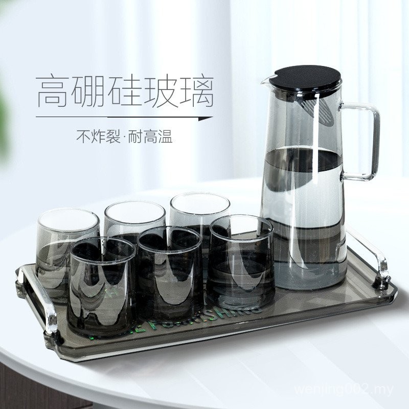 [Pelanggan Ulang 1996] Set Cawan Pitcher Air Sejuk Tahan Suhu Tinggi ...