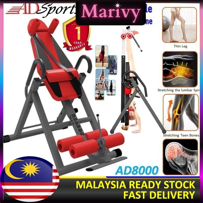 ADSports AD8000 Inversion Table Therapy Top Handstand Machine Upside ...