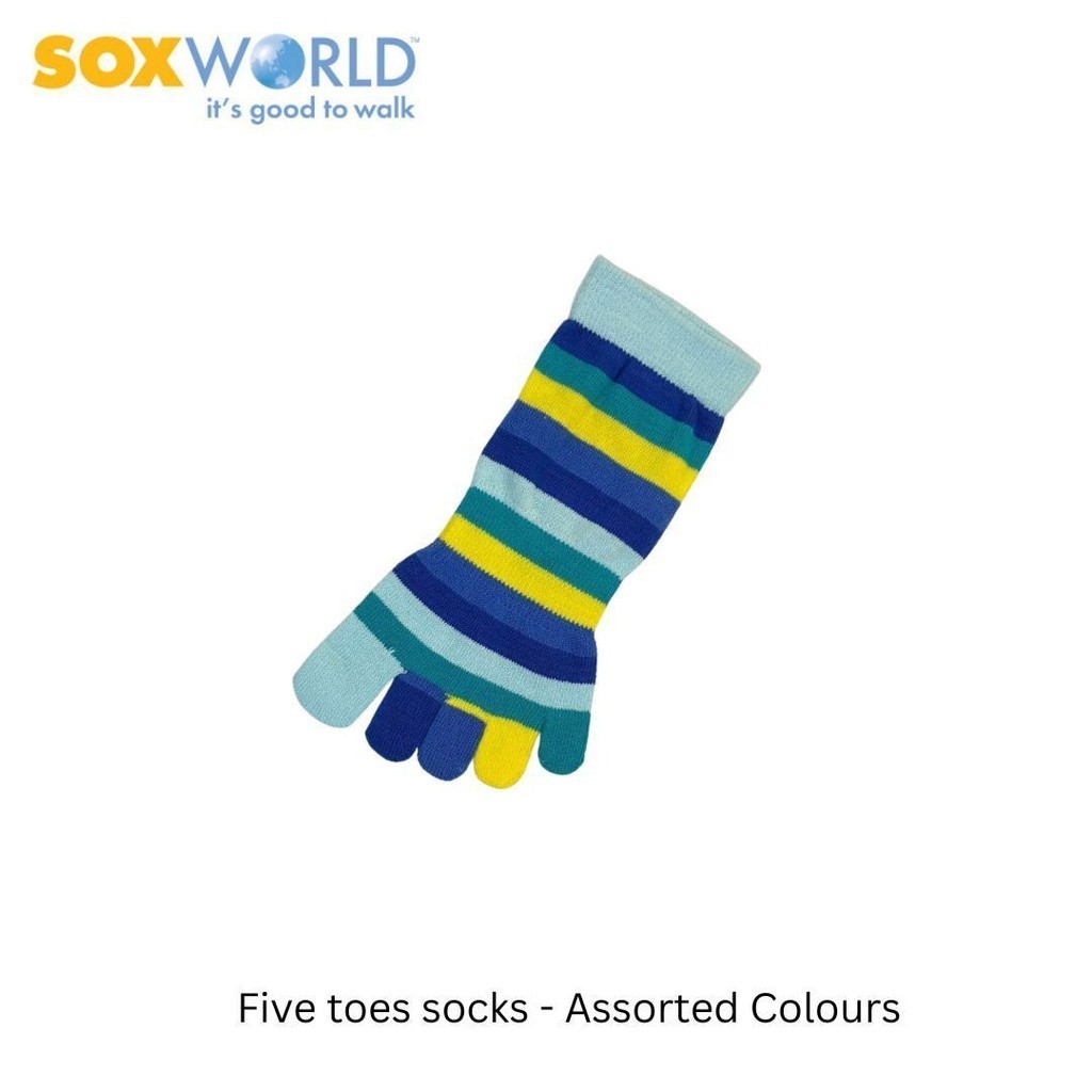 SOXWORLD Five Toes Socks (1 Pairs) 12-000103 | Shopee Malaysia