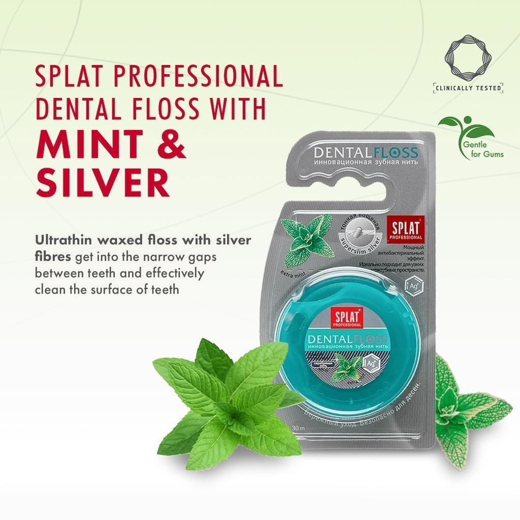 SPLAT Dental Floss - Extra Mint (30m) | Shopee Malaysia