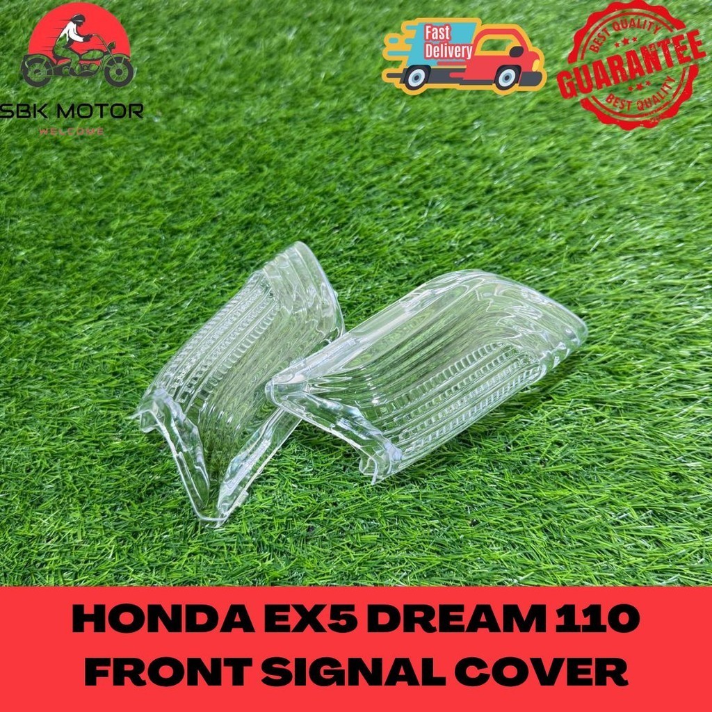HONDA EX5 DREAM 110 FI / EX5 110 FRONT SIGNAL LENS KIRI KANAN ONE SET ...