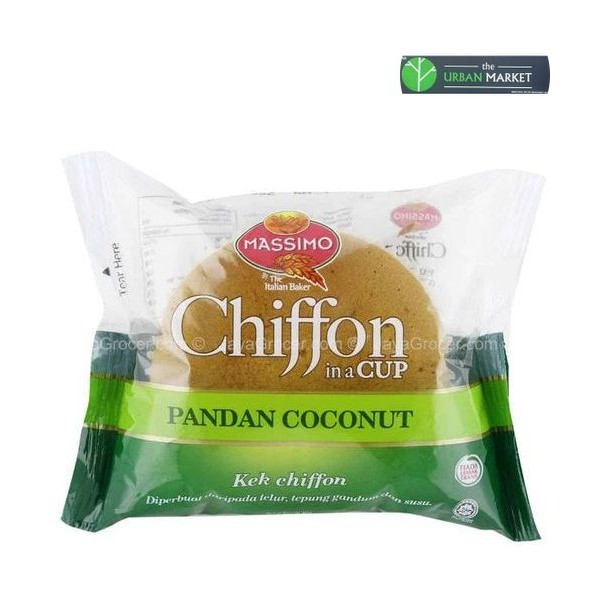 Massimo Chiffon In A Cup Pandan Coconut 40g | Shopee Malaysia