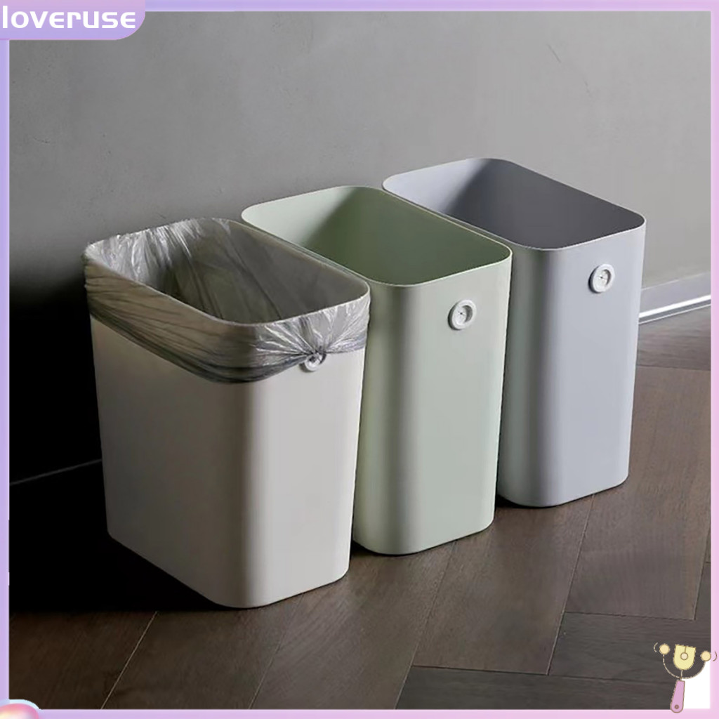 /LO/ Durable Trash Garbage Bag Holder Space-saving Narrow Plastic Trash ...