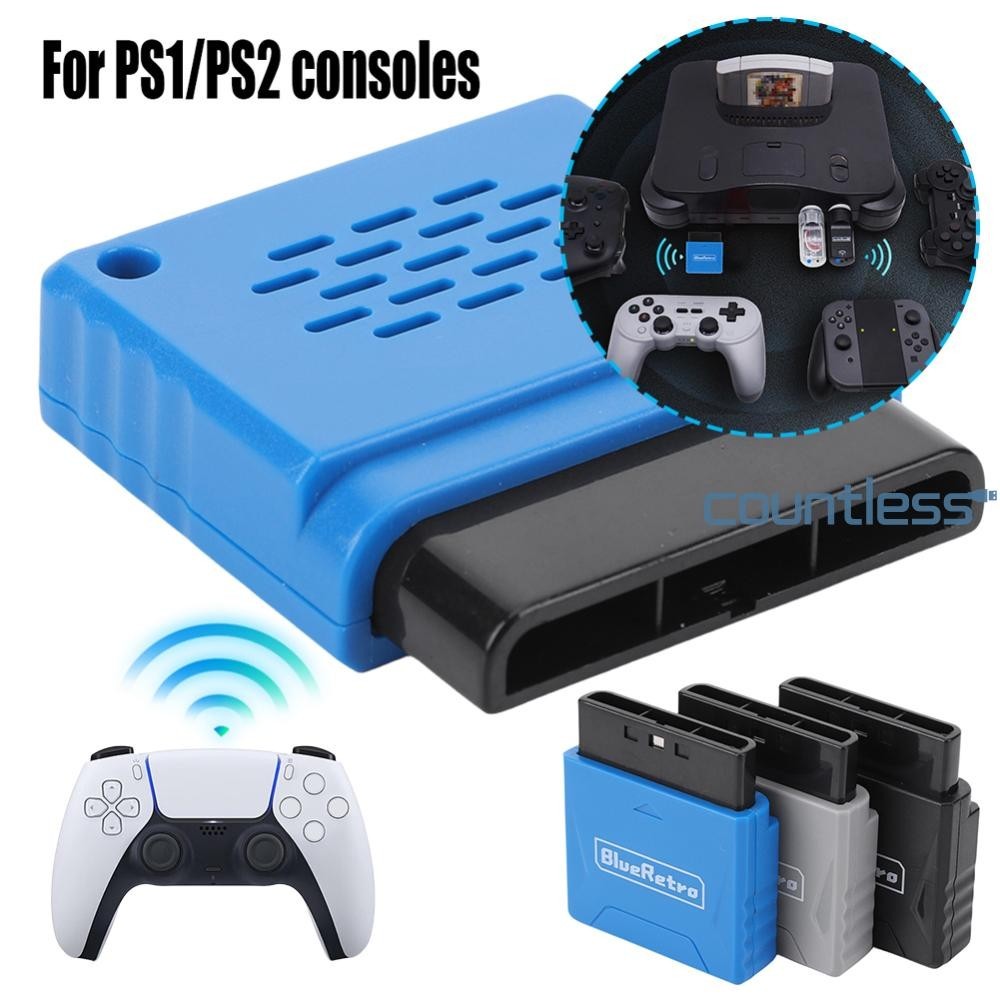 For PS1 PS2 Host Receiver Portable Bluetooth Wireless Handle PS ...