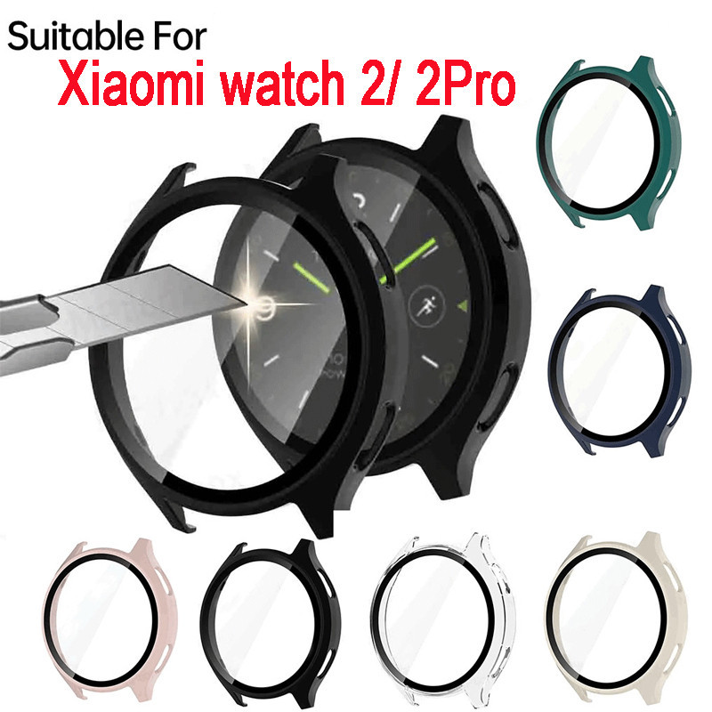 Glass+Case for Xiaomi Watch 2 SmartWatch,All-Around Screen Protector ...