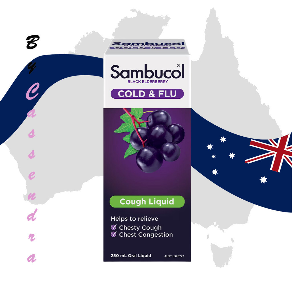 SAMBUCOL Australia Black Elderberry Kids Cold & Flu Relief / Cough ...