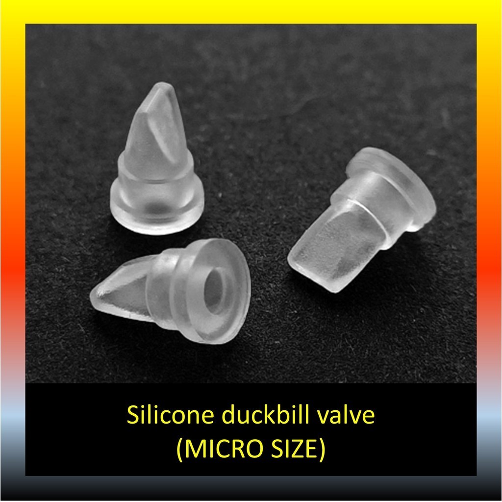 Anti-backflow Transparent Silicone Duckbill Valve Micro Miniature Check ...