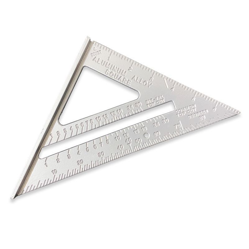 Aluminum Alloy Triangle Ruler 90 Degree Triangle Board Angle Ruler ...