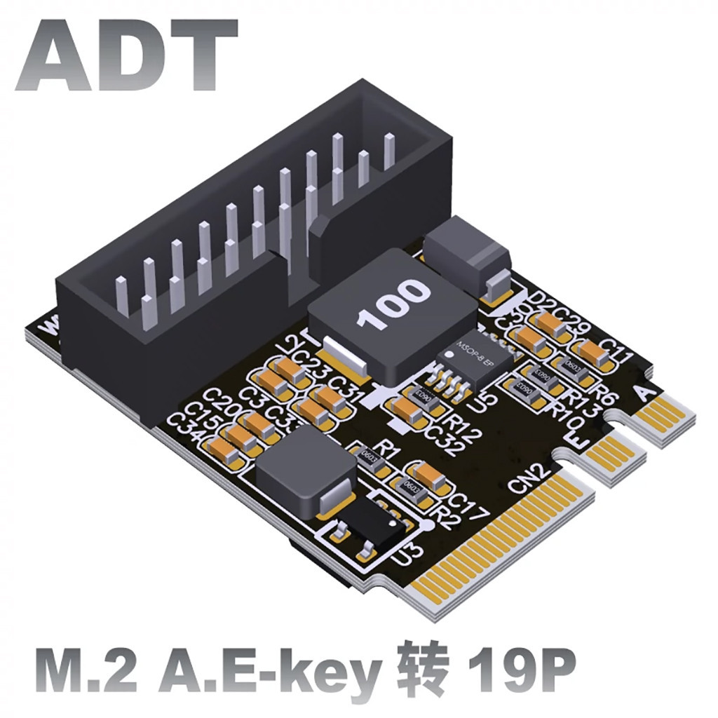 XT-XINTE M.2 WiFi A.E Key to USB 3.0 19P/20P Motherboard Front Panel ...