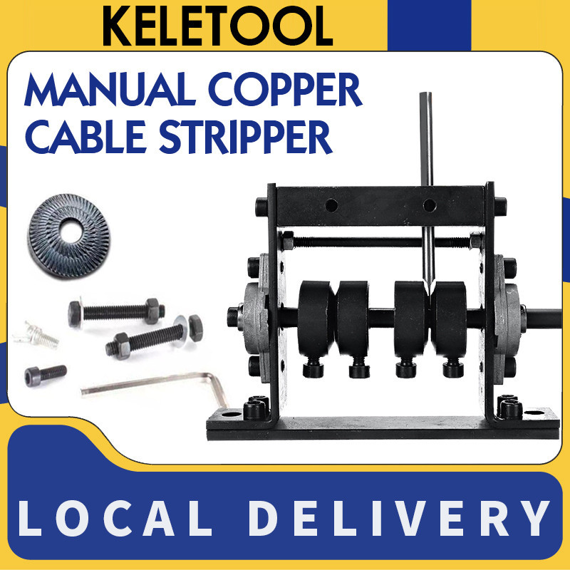 Manual Wire And Cable Stripping Machine For Wires From 1 to 30 mm Cable ...