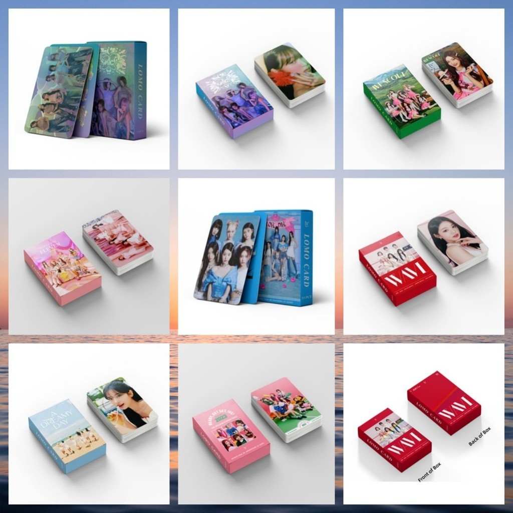 55 Pcs/box KPOP IVE Album Lomo Card Kpop Laser Photocards Postcards ...