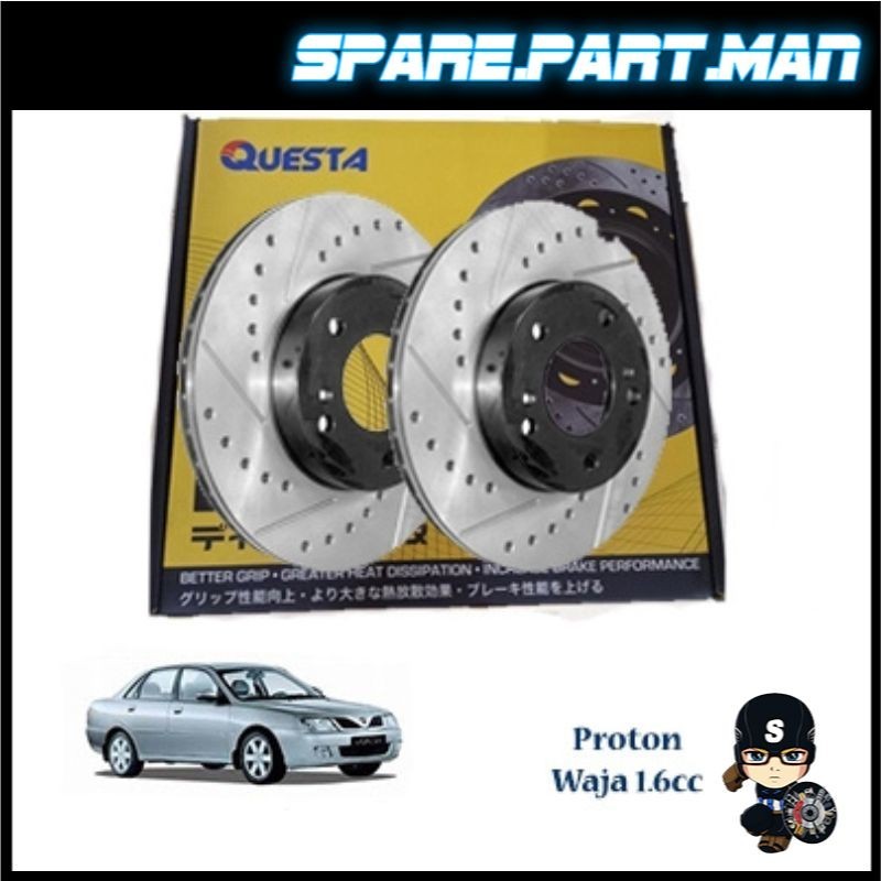 PROTON WAJA 1.6 PERDANA FRONT DISC ROTOR RACING PERFORMANCE SPORT SPM ...