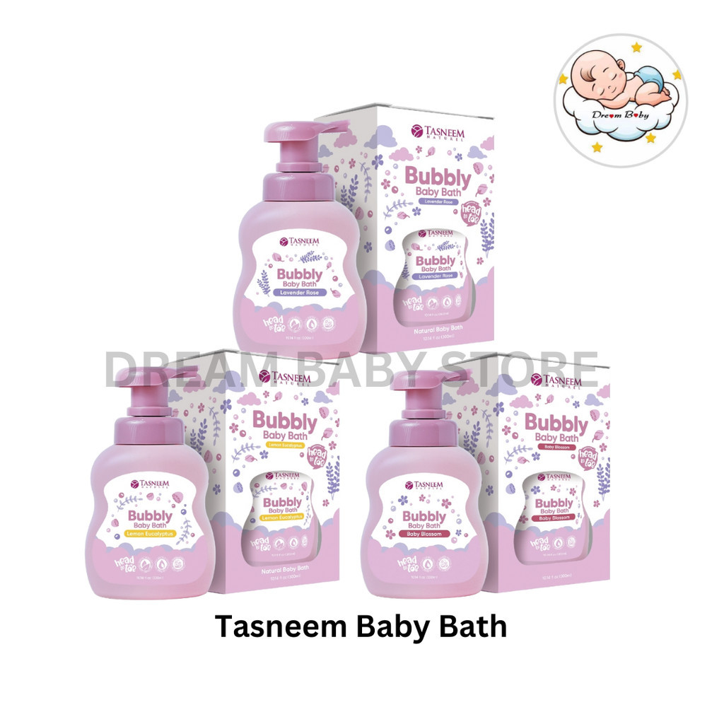 Tasneem Naturel Bubbly Baby Bath (300ml) | Shopee Malaysia