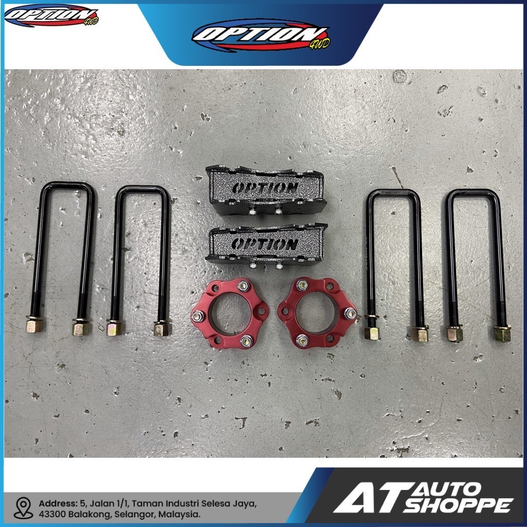 OPTION4WD Lift Block Kit 2" Inches for Ford Ranger 2022-On Next Gen XL ...