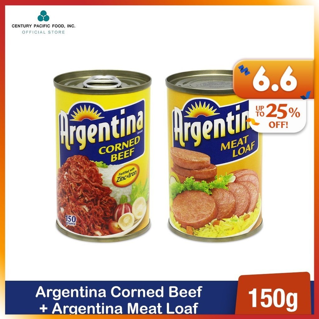 Argentina Corned Beef 150g + Argentina Meat Loaf 150g | Shopee Malaysia