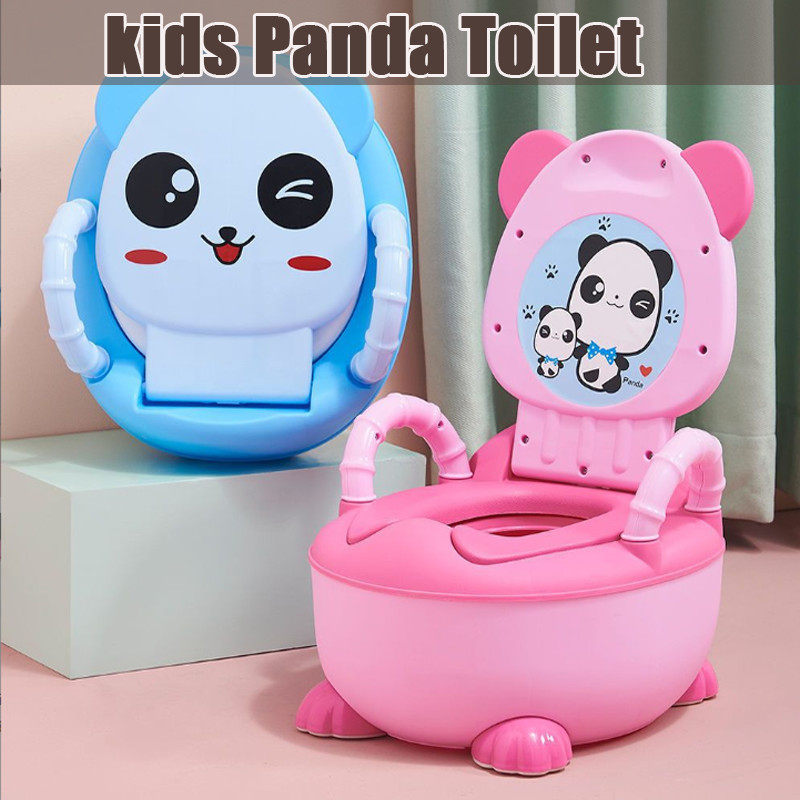 Kids Panda Toilet Tandas Kanak Kanak Baby Pot For Children Boys Potty ...