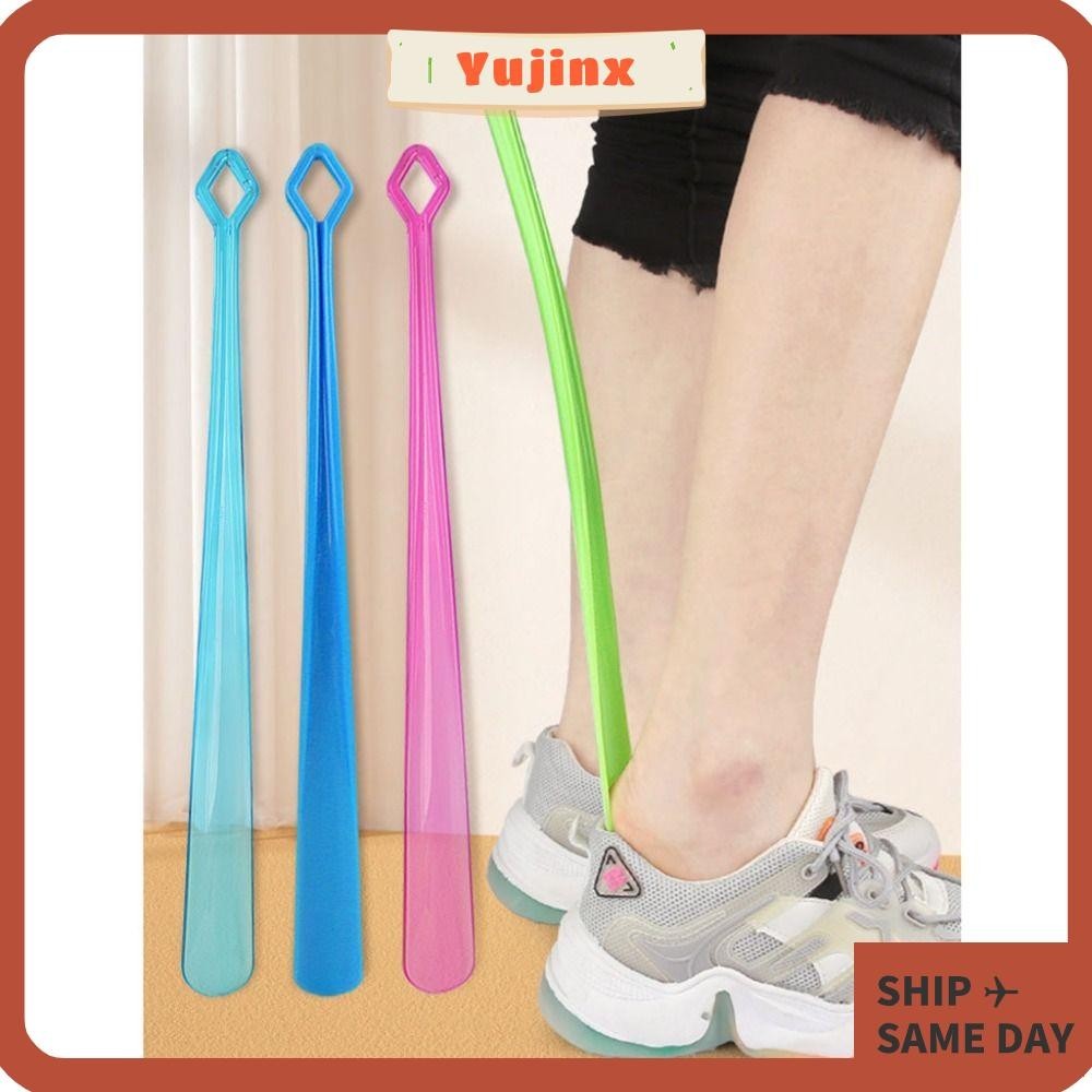 YUJINX Handle Long Shoehorn, PVC Home Shoehorn Shoe Horn, Flexible ...