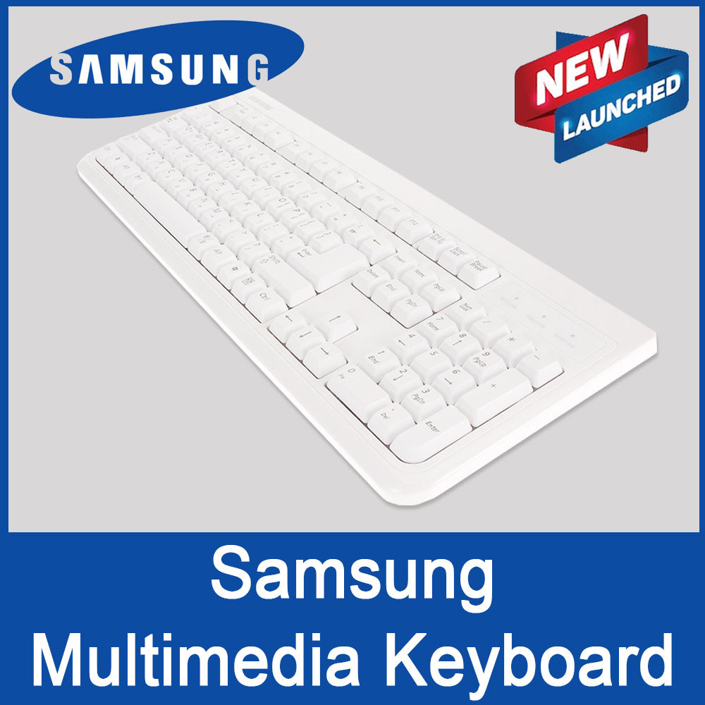 SAMSUNG SKG-2000U Multimedia Keyboard All in One Rubber USB Soft Touch ...